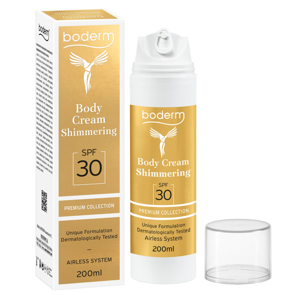 Shimmering Body Cream SPF 30 – Boderm